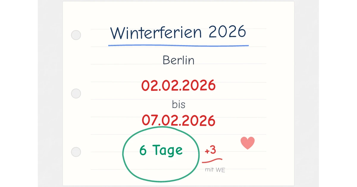 Winterferien Berlin 2026